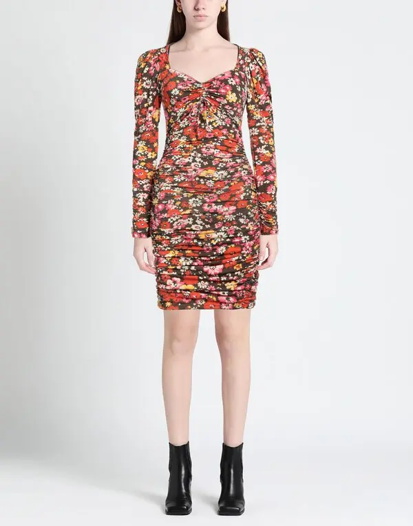 Pinko Mini Dress In Viscose And Elastane