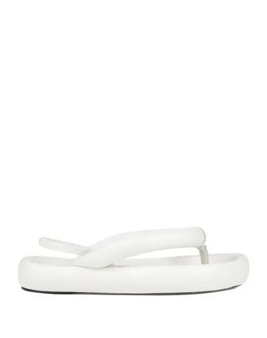 Isabel Marant Leather Thong Sandals - White