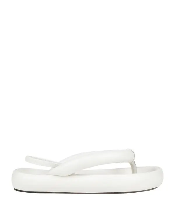 Isabel Marant Leather Thong Sandals - White