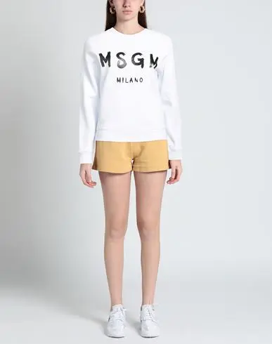 MSGM Cotton Sweatshirt - White
