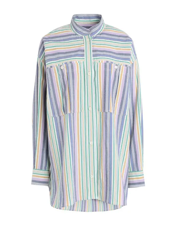 Isabel Marant Étoile Striped Cotton Shirt - Purple