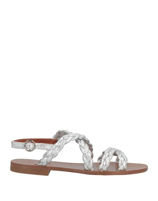 ANAKI PARIS Ankle Strap Sandals - Silver