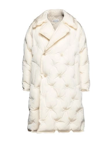 MAISON MARGIELA Quilted Techno Fabric Puffer Coat - Ivory