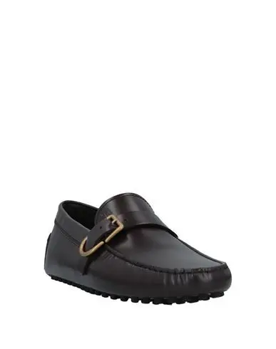 TOD'S Calfskin Loafers - Dark Brown