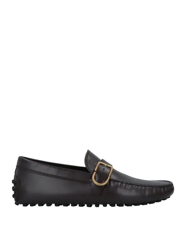 TOD'S Calfskin Loafers - Dark Brown