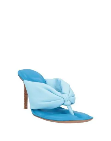 Jacquemus Leather Thong Sandals - Blue