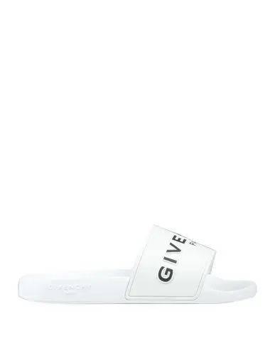 Givenchy Rubber Slides - White