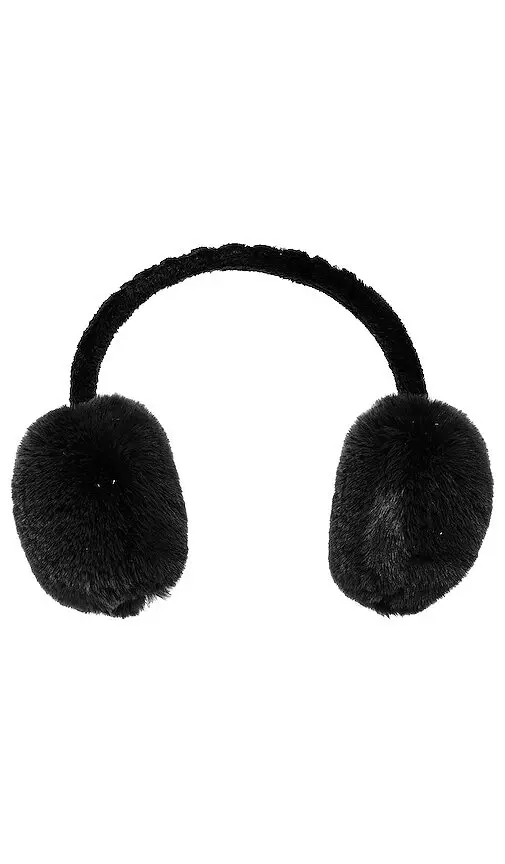 Goldbergh Fluffy Earwarmers - Black