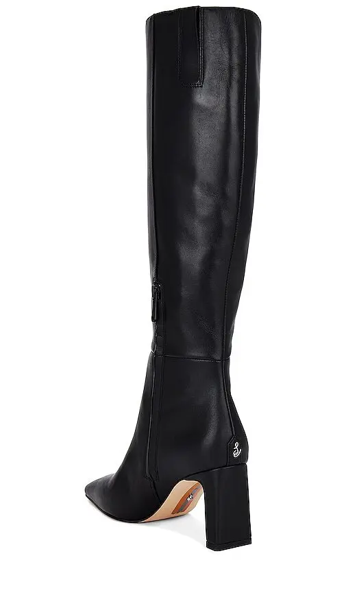 Sam Edelman Sylvia Knee-high Leather Boots - Black