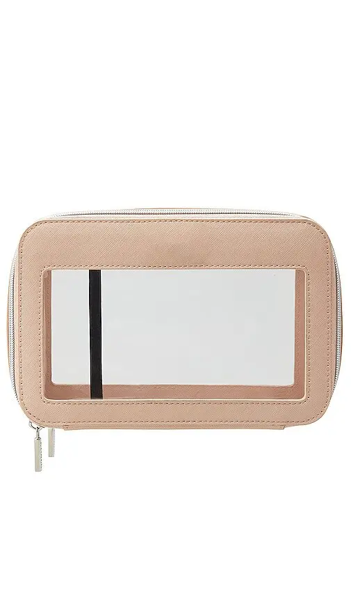 ETOILE COLLECTIVE Clear Makeup Travel Case - Blush