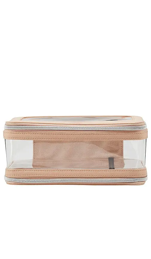ETOILE COLLECTIVE Clear Makeup Travel Case - Blush