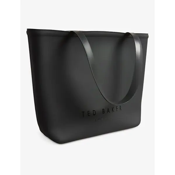 Ted Baker London Floral-appliqué Logo-print Silicone Tote Bag