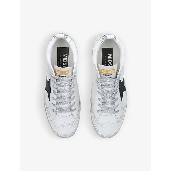 GOLDEN GOOSE Mid Star Leather Trainers - White/oth