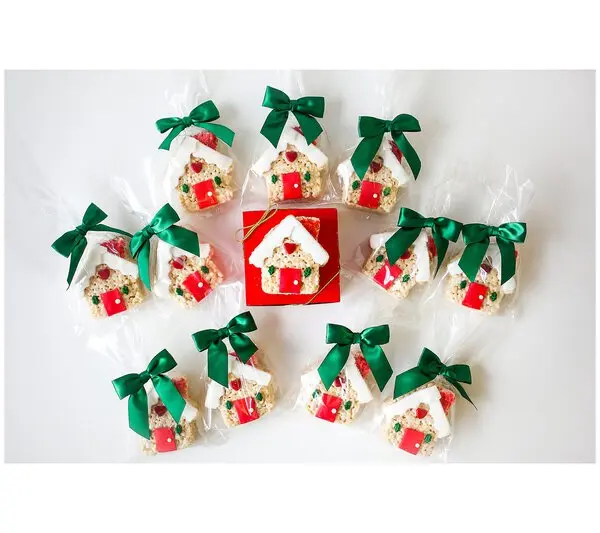 CREATIVE CRISPIES CO. Creative Crispies 6-piece Gingerbread House Tre Ats - One-color