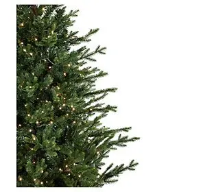 NORTHLIGHT 4' Pre-lit Potted Russian Pine Chris Tmas Tree
