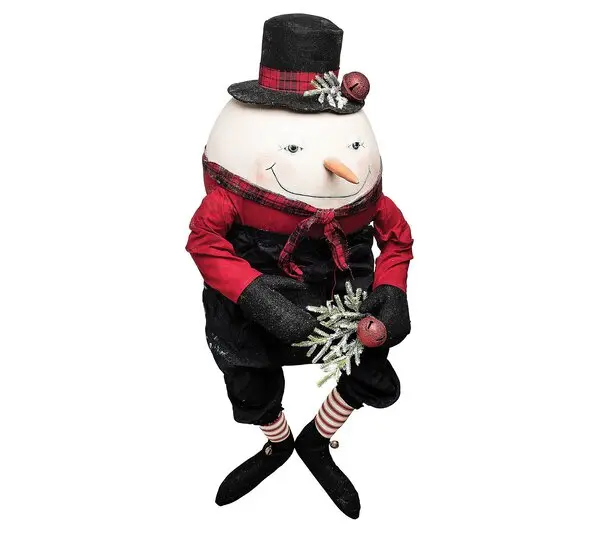 GALLERIE II Abercrombie Snowman Gathered Tradi Tions Figurine - One-color