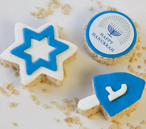 CREATIVE CRISPIES CO. Creative Crispies 6-piece Assorted Hanukkah Tre Ats