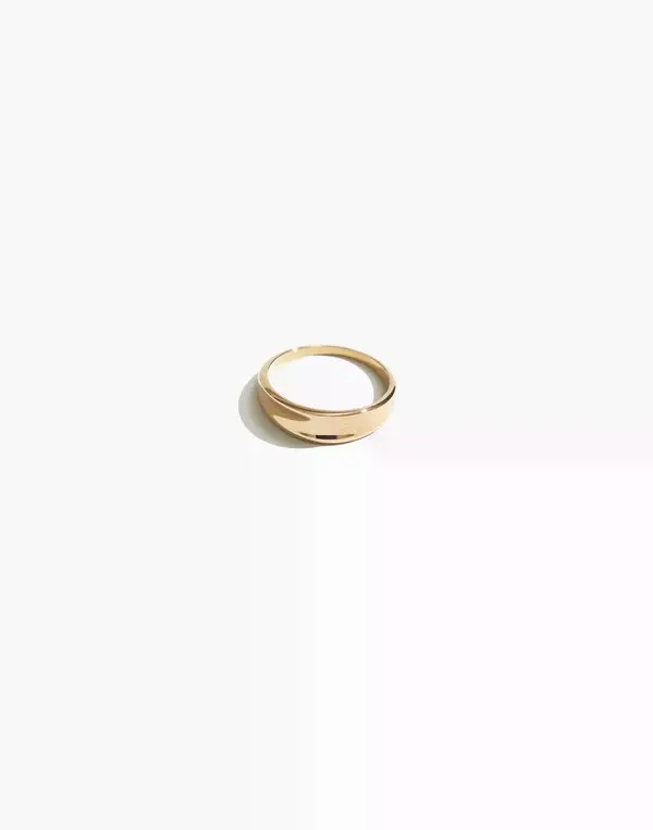 Madewell Maslo Jewelry Crescent Ring - Gold