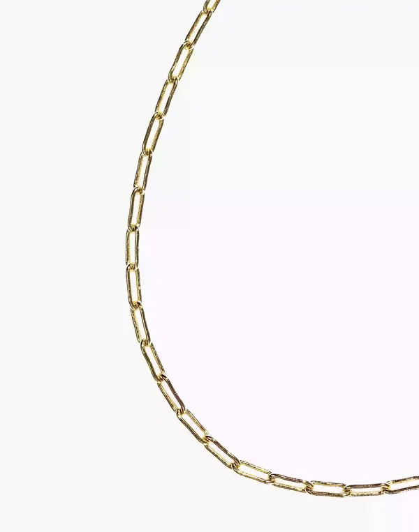 Madewell Iris 1956 Petite Paperclip Chain - Gold