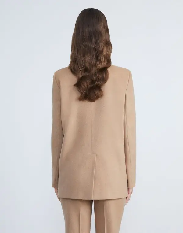 Lafayette 148 New York Double-breasted Hair Blazer