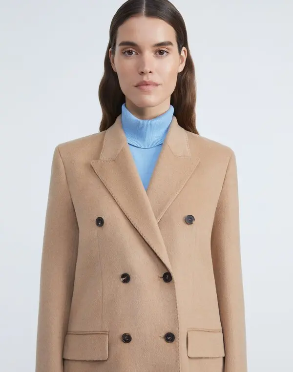 Lafayette 148 New York Double-breasted Hair Blazer