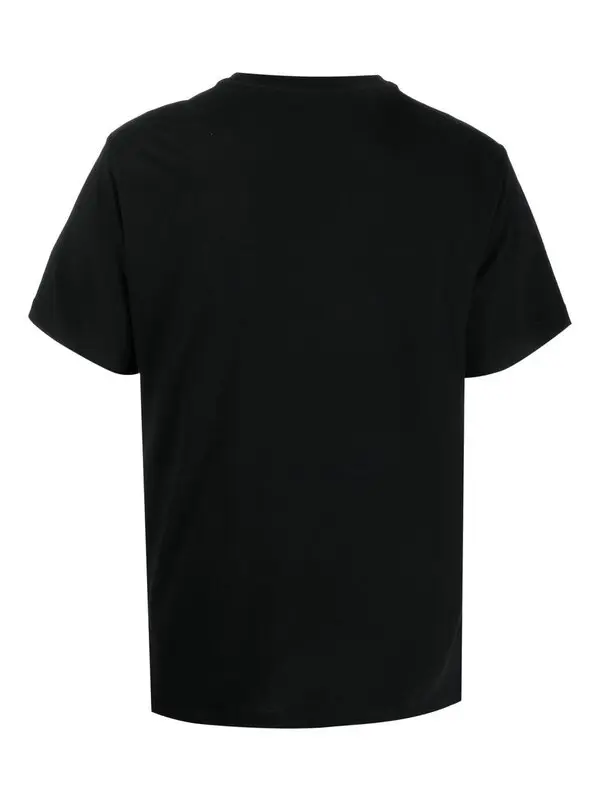 BILLIONAIRE Crest-logo Crew-neck T-shirt - Black