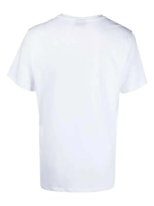 BILLIONAIRE Crest-logo Crew-neck T-shirt - White