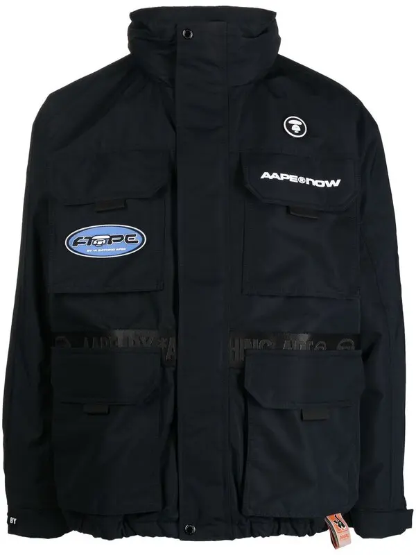 AAPE BY *A BATHING APE Logo-print Lightweight Jacket