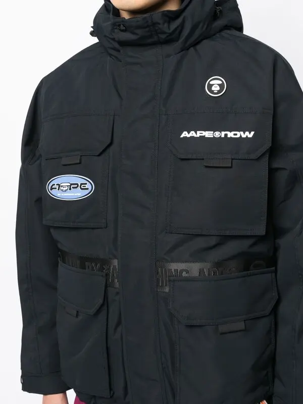 AAPE BY *A BATHING APE Logo-print Lightweight Jacket