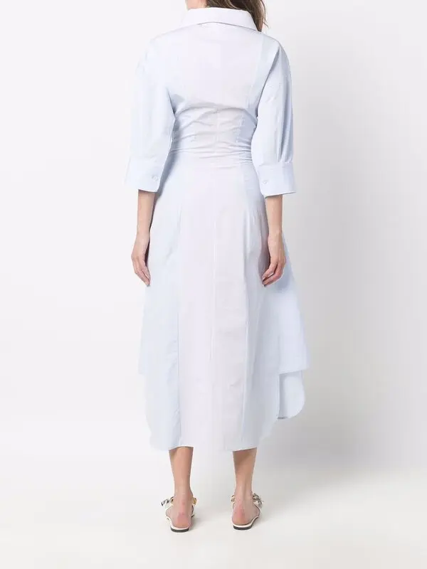 Stella McCartney Fitted Shirt Dress With Box Pleats