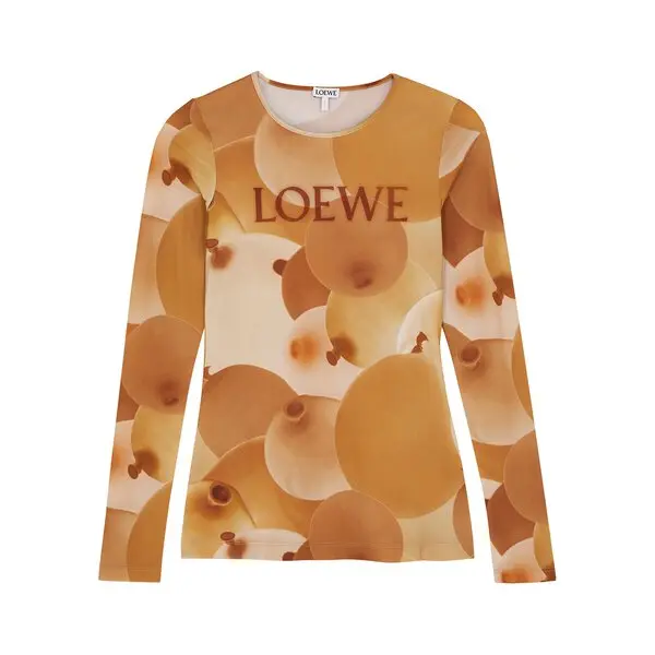 Loewe Balloon And Logo-print Stretch-jersey Top
