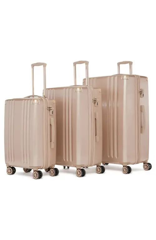 CALPAK Ambeur 3-piece Metallic Luggage Set - Gold