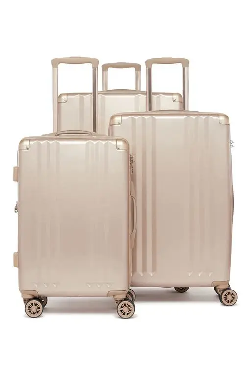 CALPAK Ambeur 3-piece Metallic Luggage Set - Gold