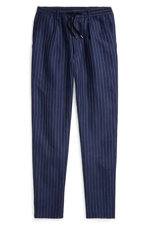 Polo Ralph Lauren Tailored Linen Blend Pinstriped Trousers