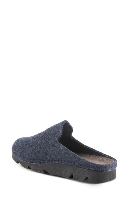 SPRING STEP SHOES Cloggish Mule - Navy