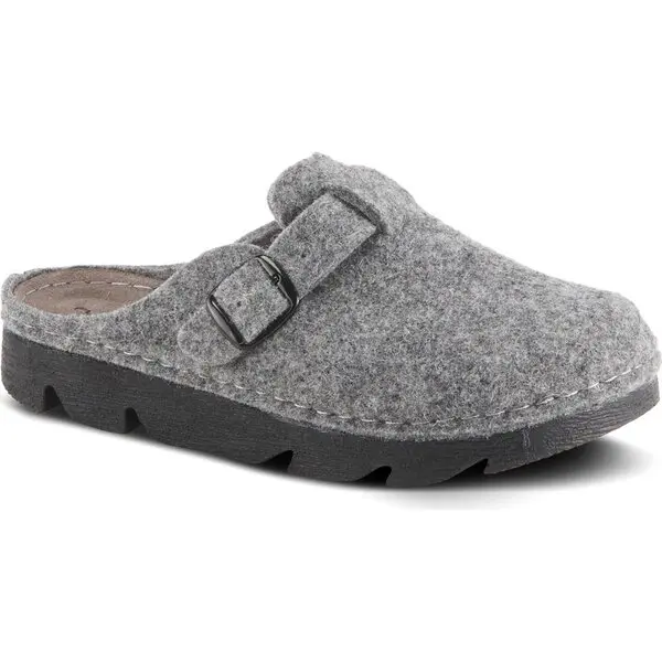 SPRING STEP SHOES Clogger Mule - Grey