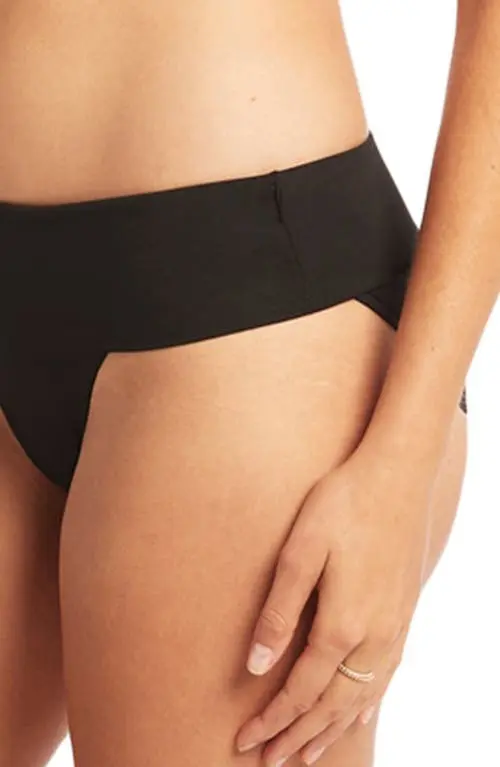 SEA LEVEL Essential Roll Band Bikini Bottom - Black