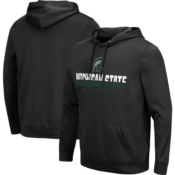COLOSSEUM Michigan State Spartans Lantern Pullover Hoodie