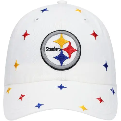 '47 Pittsburgh Steelers Multi Confetti Clean Up Adjustable Hat
