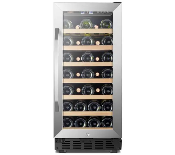 LANBO 33-bottle 15" Single Zone Wine Cooler .com