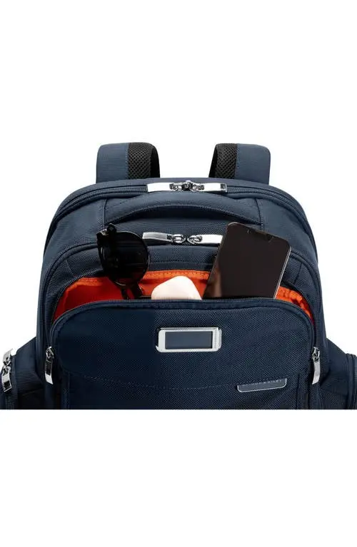 Briggs & Riley Baseline Traveler Backpack - Navy