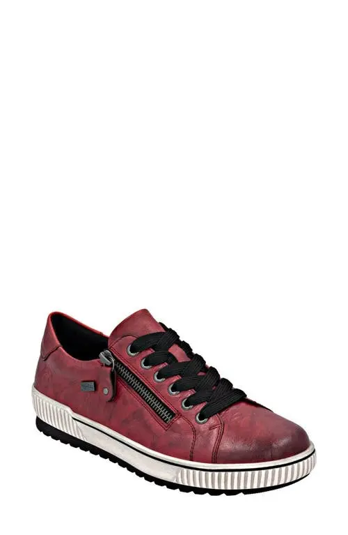 REMONTE Maditta 00 Leather Sneakers - Mohn/mohn