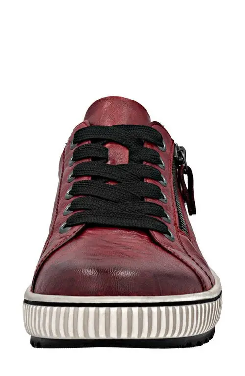 REMONTE Maditta 00 Leather Sneakers - Mohn/mohn