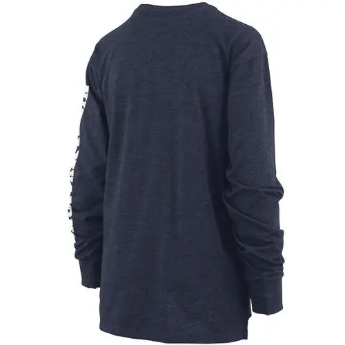 PRESSBOX Heathered Penn State Nittany Lions Long Sleeve T-shirt
