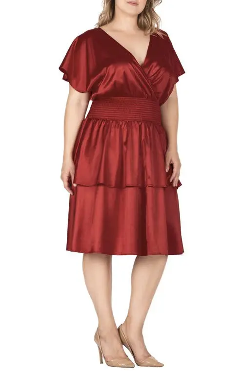 STANDARDS & PRACTICES Tie Satin Dress