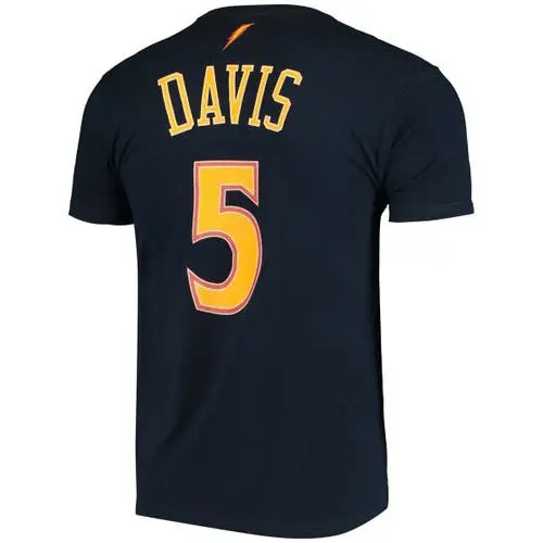 Mitchell & Ness Baron Davis Golden State Warriors Hardwood Classics Stitch Name & Number T-shirt