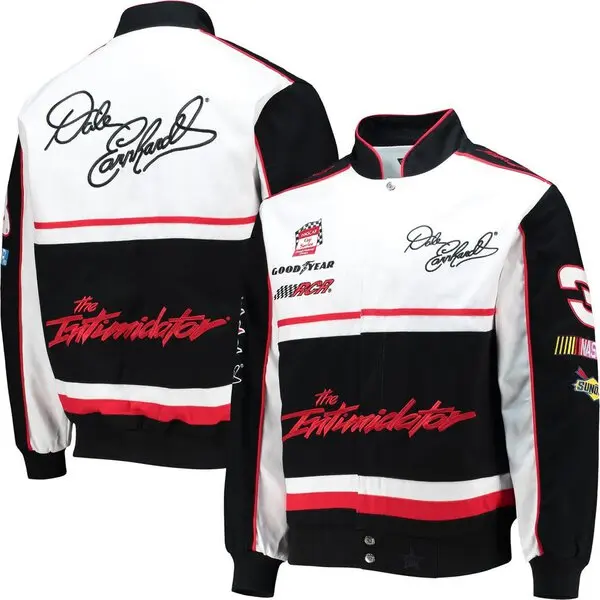 JH DESIGN Dale Earnhardt Twill Uniform Jacket - Black