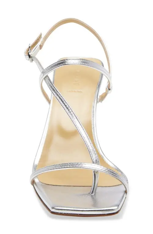 AeydĒ Elise Slingback Sandal - Laminated Silver