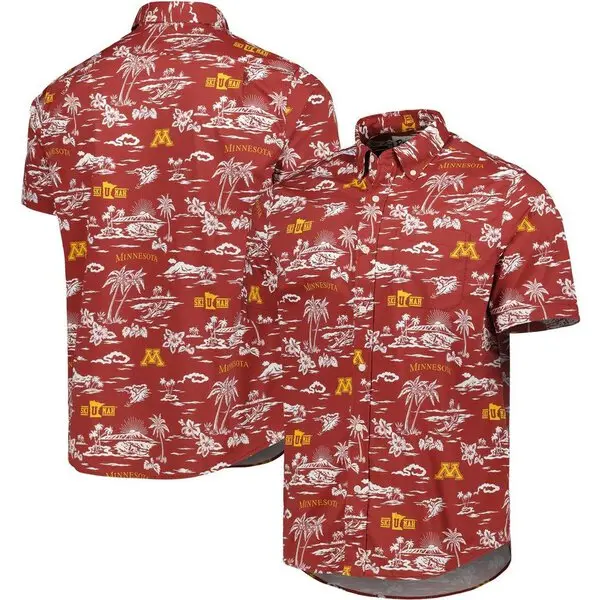 Reyn Spooner Minnesota Golden Gophers Performance Button-down Shirt