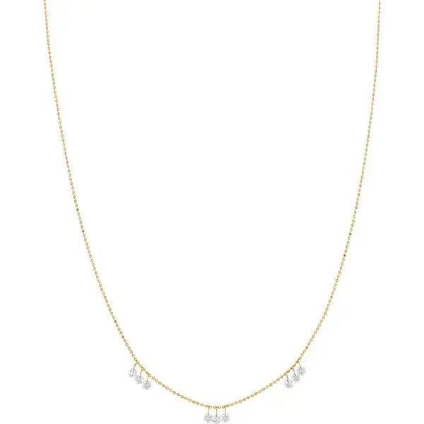 Bony Levy Floating Diamond Pendant Necklace - 18k Yellow Gold